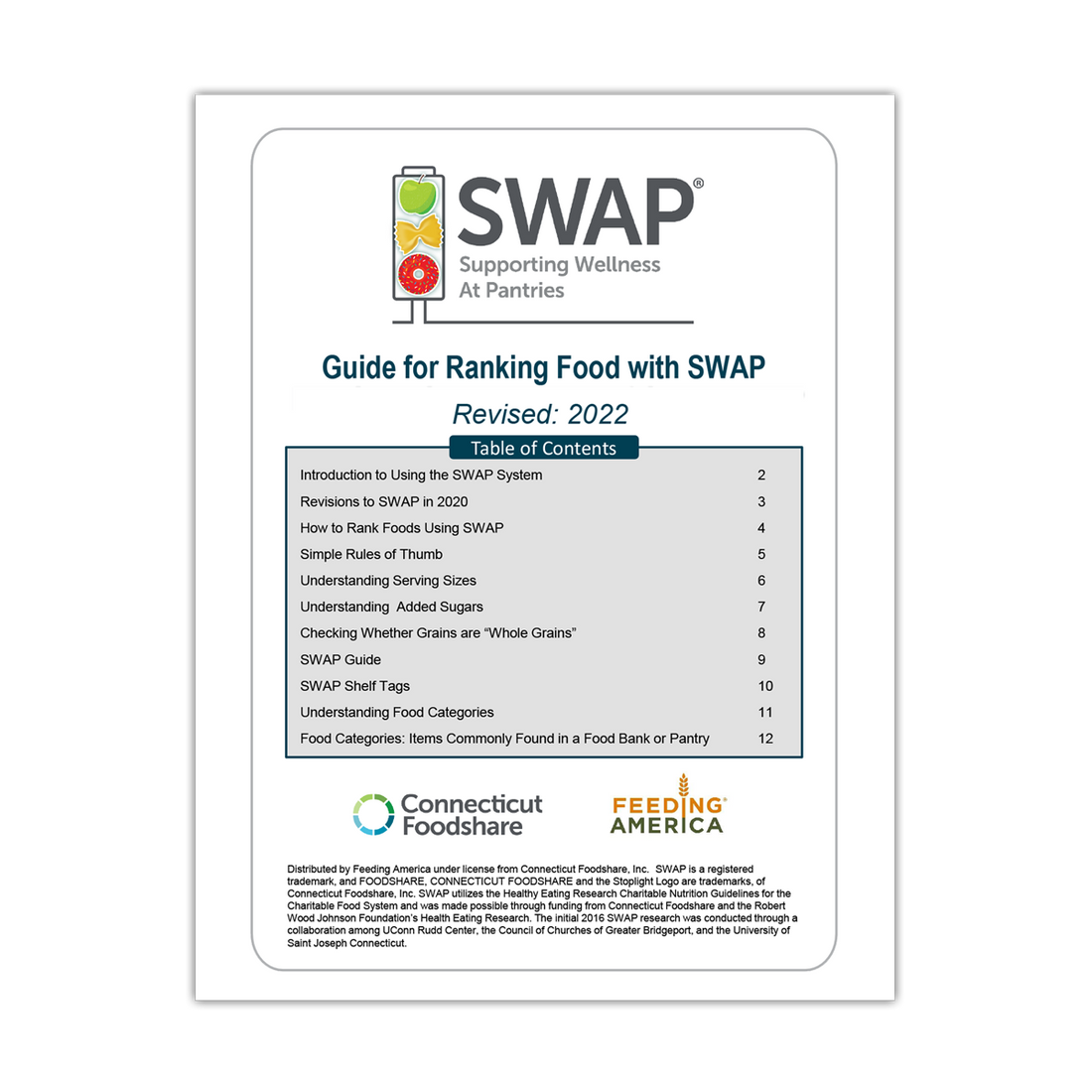 Guide for Ranking Food with SWAP (English)